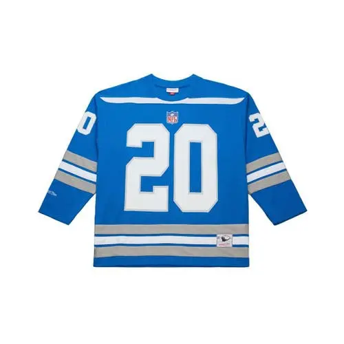 Mitchell & Ness Barry Sanders Detroit Lions Maxxed Out Hockey Jersey - Blue