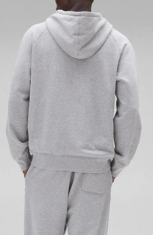 Reigning Champ Midweight Terry Standard Full Zip Hoodie - Heather Grey