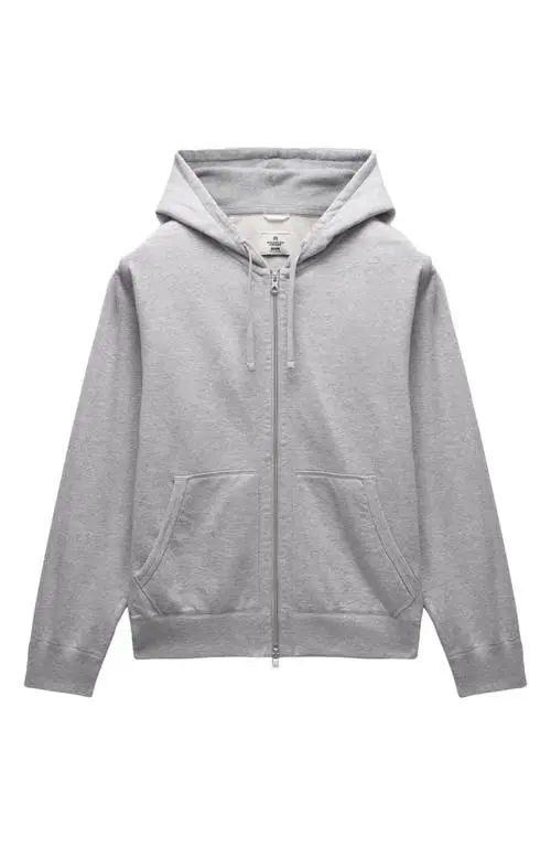 Reigning Champ Midweight Terry Standard Full Zip Hoodie - Heather Grey