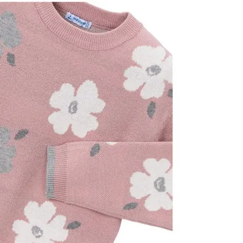 MAYORAL Girls' Jacquard Knit Sweater