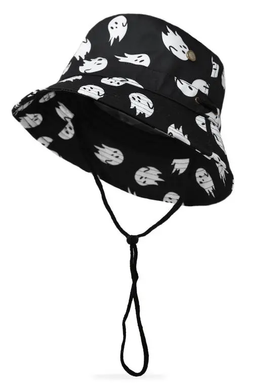DALIX Printed Ghost Bucket Hat