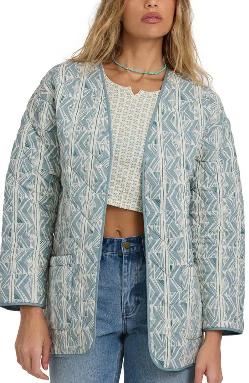 BILLABONG Quilted Poplin Shacket