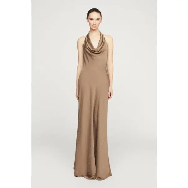 Halston Sid Satin Gown
