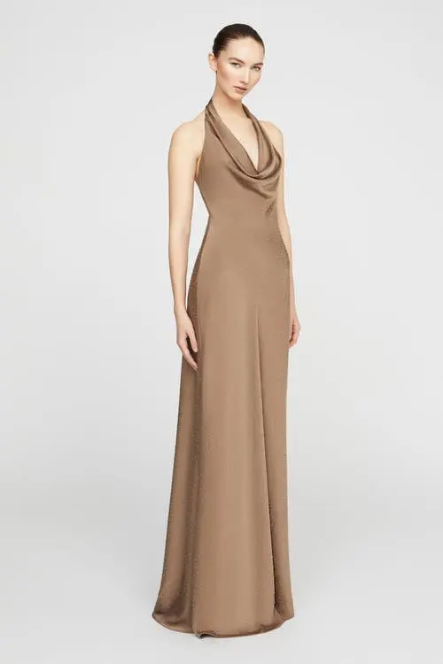 Halston Sid Satin Gown