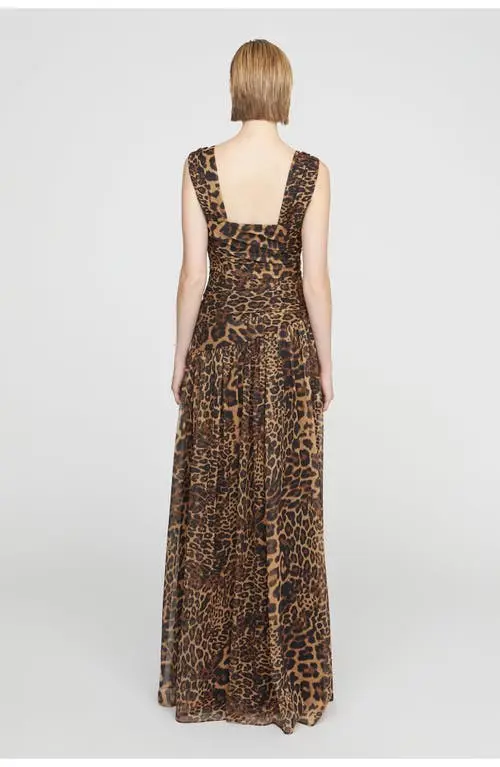 Halston Claudia Chiffon Gown