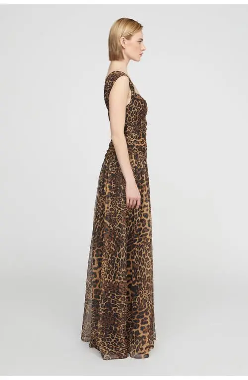 Halston Claudia Chiffon Gown