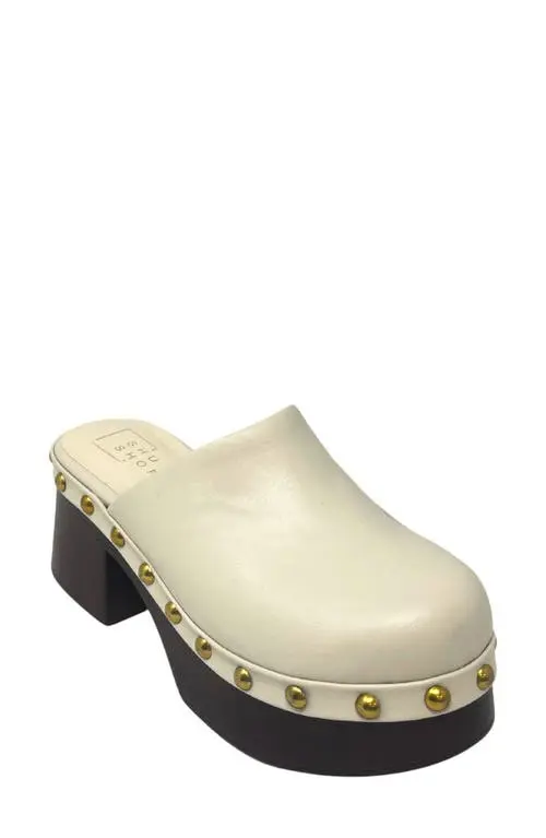 SHU SHOP Lily Platform Mule - Bone