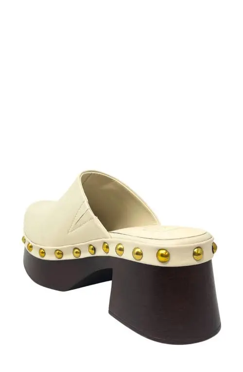SHU SHOP Lily Platform Mule - Bone