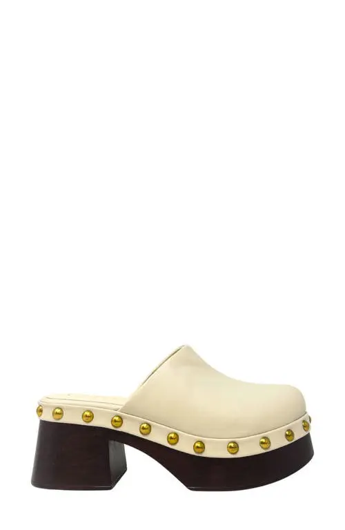 SHU SHOP Lily Platform Mule - Bone