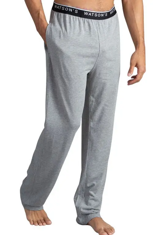 WATSON'S Element Cotton/modal Lounge Pants - Heather Grey
