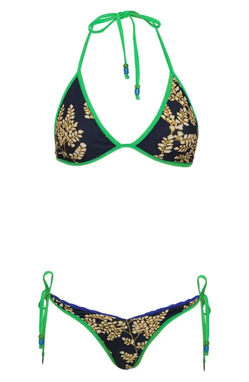 MAAJI Cobalt Celestina Reversible Triangle Bikini Top