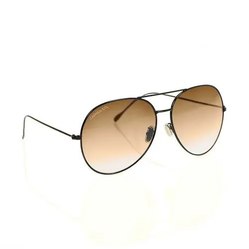 Carmen Sol Aviator Sunglasses - Brown-brown Lens