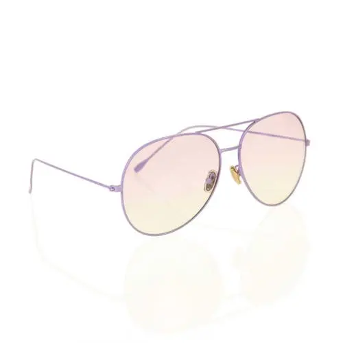 Carmen Sol Aviator Sunglasses - Violet-violet Lens