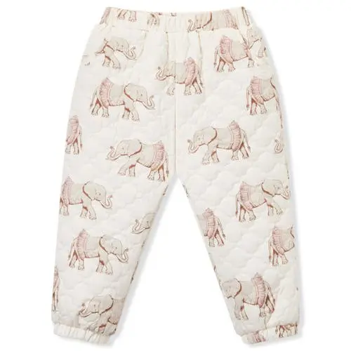 MILKBARN Quilted Padded Pants - Tutu Elephant