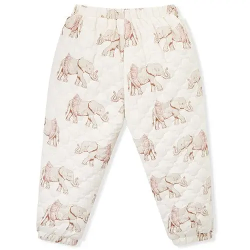 MILKBARN Quilted Padded Pants - Tutu Elephant