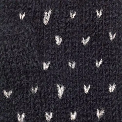 FEELGOODZ Artisan Hand-knit Appalachian Wool Half Mitten - Corvid