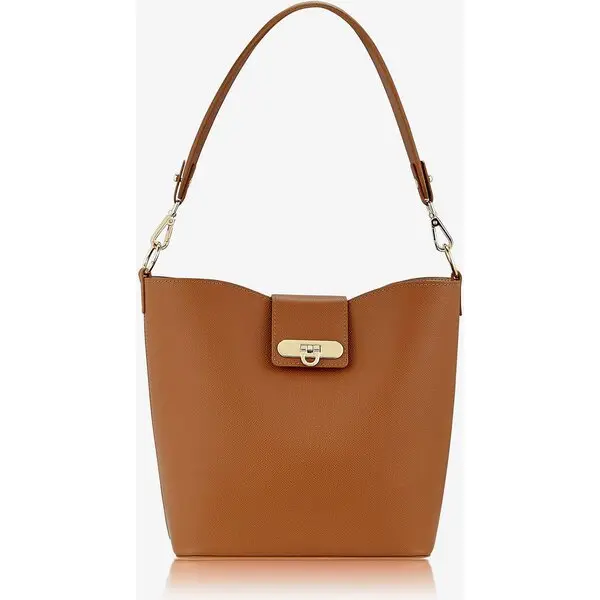 Gigi New York Isabel Bucket Bag - Tan