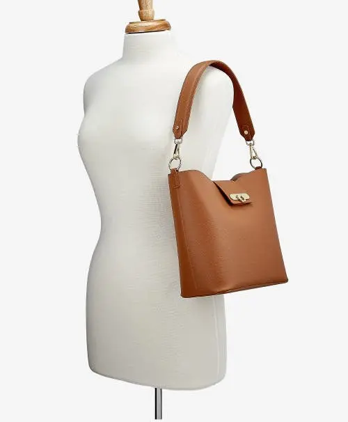 Gigi New York Isabel Bucket Bag - Tan