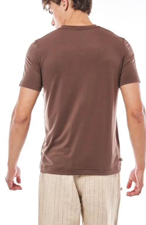LEISURE LAB Everyday V-neck - Café