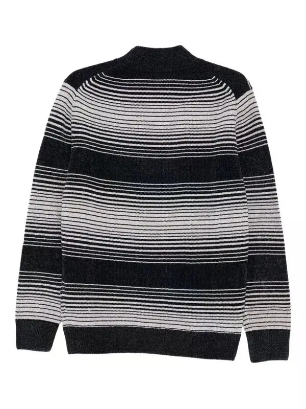 Liu Jo Striped Mock-neck Sweater