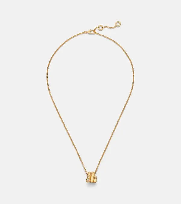 BVLGARI Serpenti Viper 18kt Pendant Necklace With Diamonds - Gold