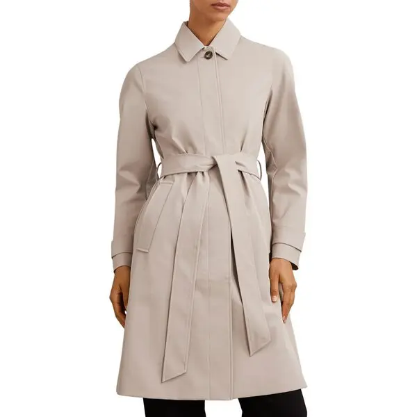 REISS Logan Water Resistant Coat With Removable Quilted Insert