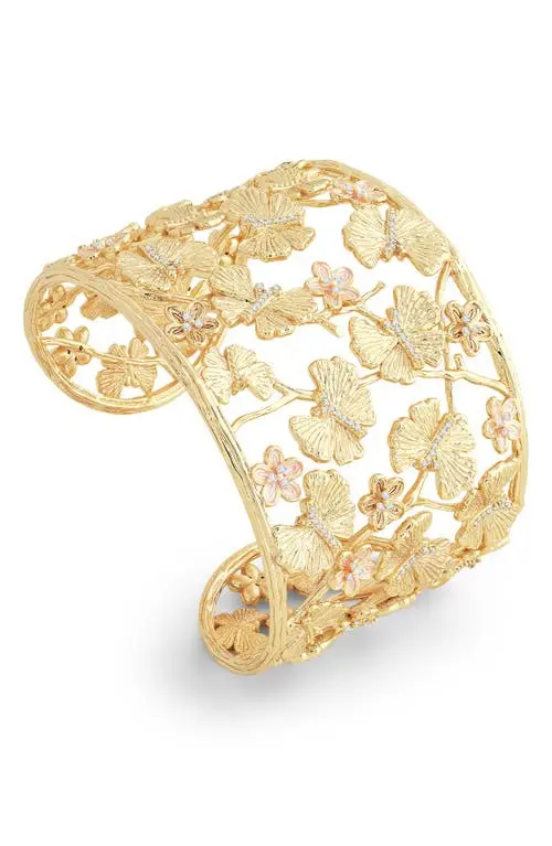 ANABEL ARAM JEWELRY Butterfly Cuff Bracelet - Gold