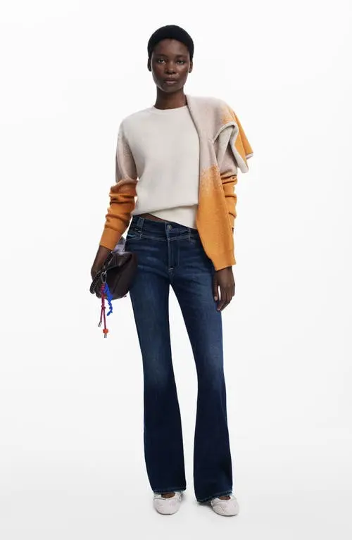 Desigual Ombré Crewneck Sweater