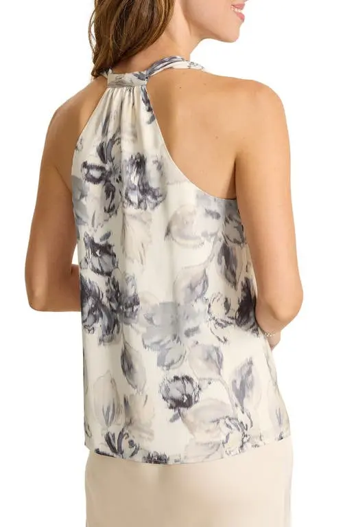Tommy Bahama Printed Sleeveless Satin Top