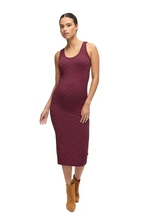 INGRID & ISABEL Maternity Sleeveless Midi Dress