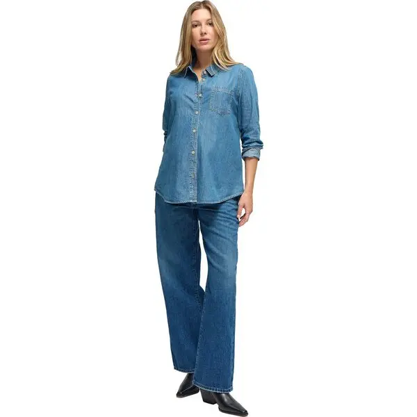 Ingrid & Isabel® Maternity Denim Button-down Shirt