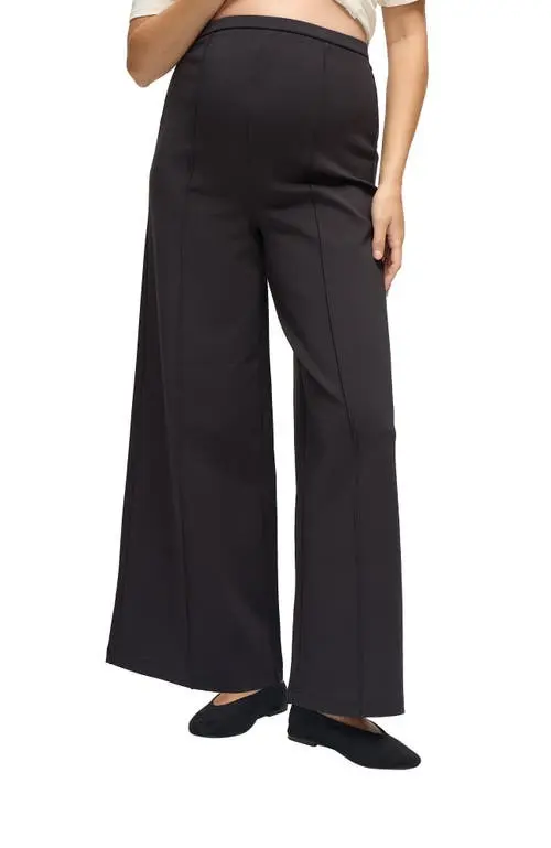Ingrid & Isabel® Ingrid & Isabel Everywear Maternity Ponte Flare Pant - Black