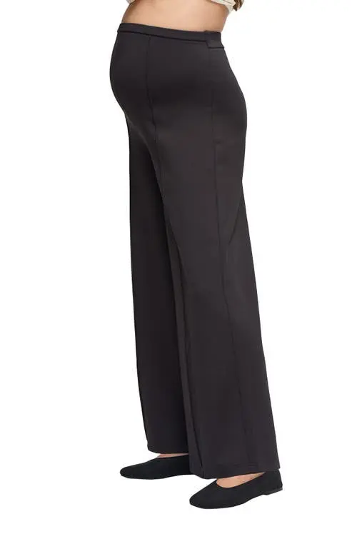 Ingrid & Isabel® Ingrid & Isabel Everywear Maternity Ponte Flare Pant - Black