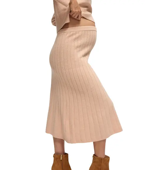 Ingrid & Isabel® Ingrid & Isabel Cozy Rib Knit Sweater Midi Maternity Skirt