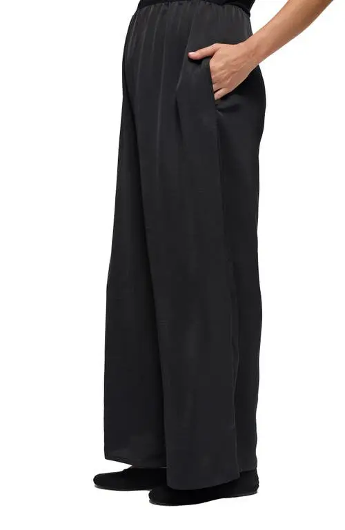 INGRID & ISABEL Mixed Media Maternity Jumpsuit