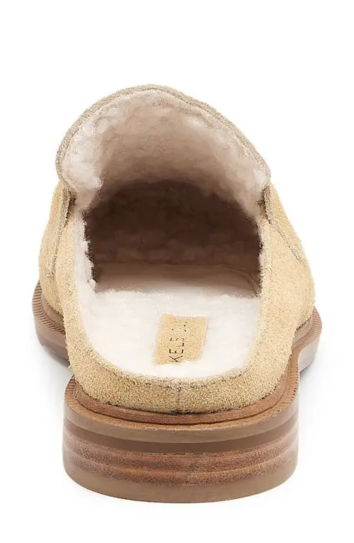 KELSI DAGGER BROOKLYN Lock Faux Shearling Lined Mule - Bison
