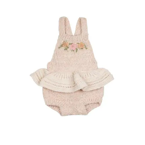 WILD WAWA Amelia Romper - Heathered Pink