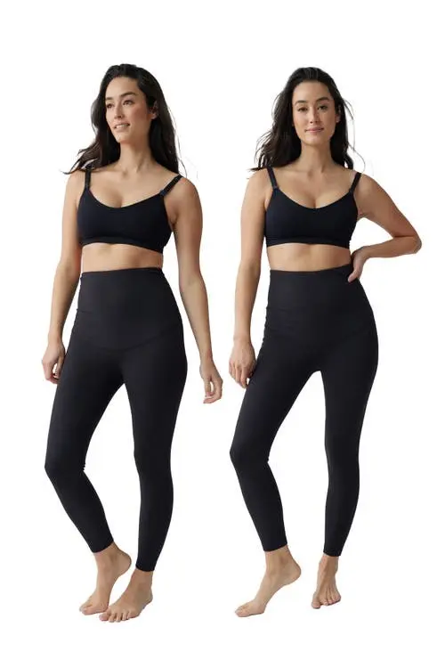 INGRID & ISABEL Postpartum Legging Bundle - Black/black