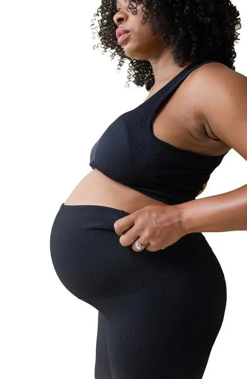 Ingrid & Isabel® Ribbed Maternity Leggings