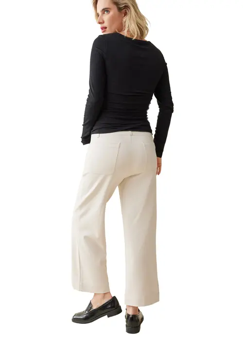 Ingrid & Isabel® Ankle Maternity Pant - Stone