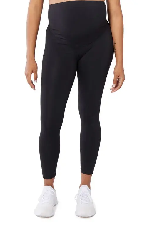 Ingrid & Isabel® Performance 7/8 Maternity Leggings - Black