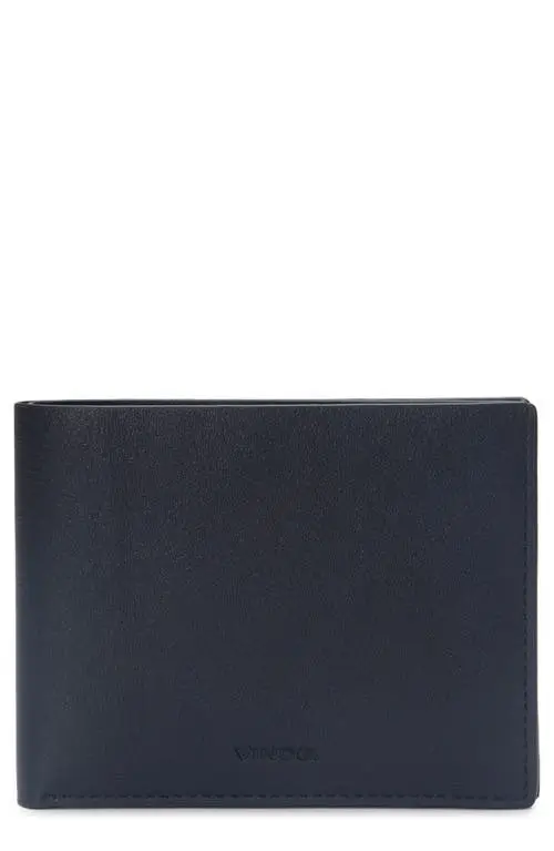 Vince Nappa Leather Bifold Wallet - Black