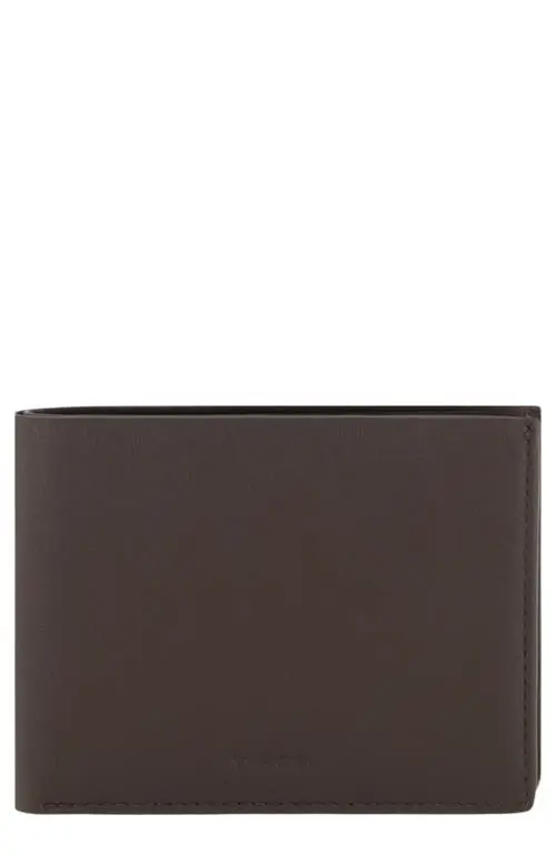 Vince Nappa Leather Bifold Wallet - Tobacco