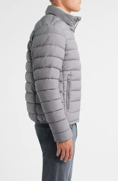SAVE THE DUCK Quilted Water Resistant Jacket - Mid Grey