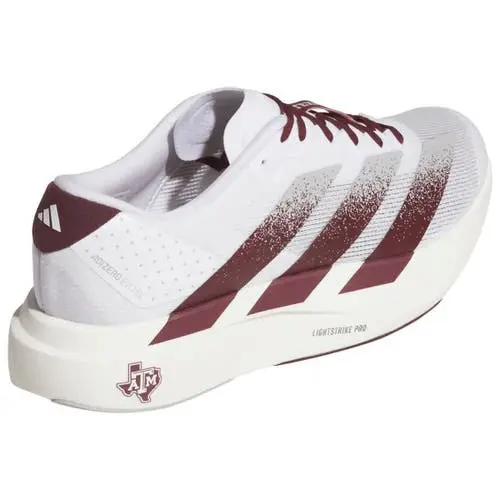 Adidas Texas A&m Aggies Adizero Evolution Sl Running Shoes - White