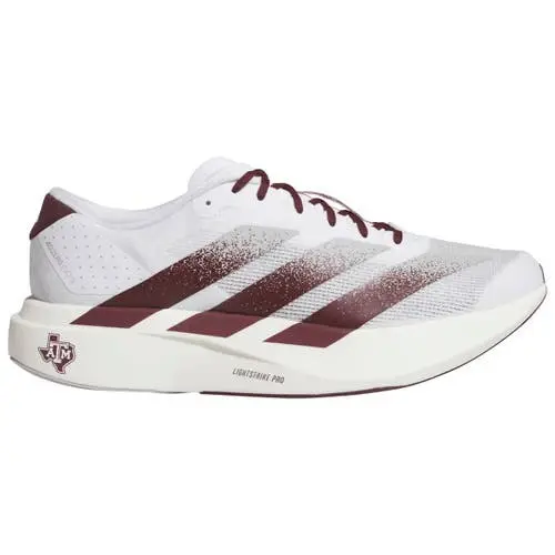 Adidas Texas A&m Aggies Adizero Evolution Sl Running Shoes - White