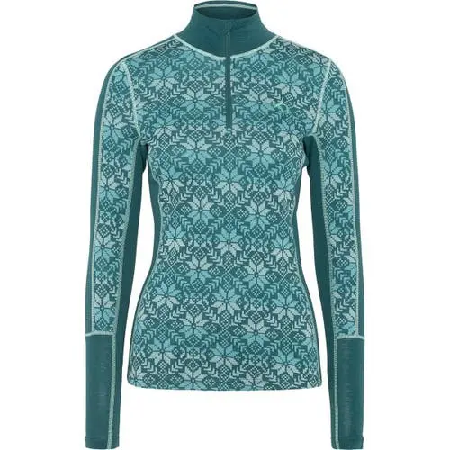 Kari Traa Anna 1/2-zip Top - Peacock