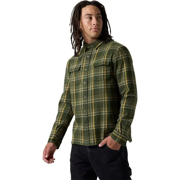 BACKCOUNTRY Venture Midweight Flannel Shirt - Climbing Ivy Drifter Plaid