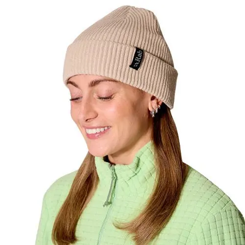 RAB Perimeter Rolled Beanie - Pebble