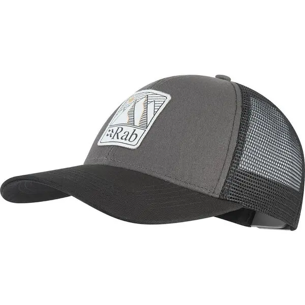 RAB Dihedral Badge Trucker Cap - Graphene/beluga